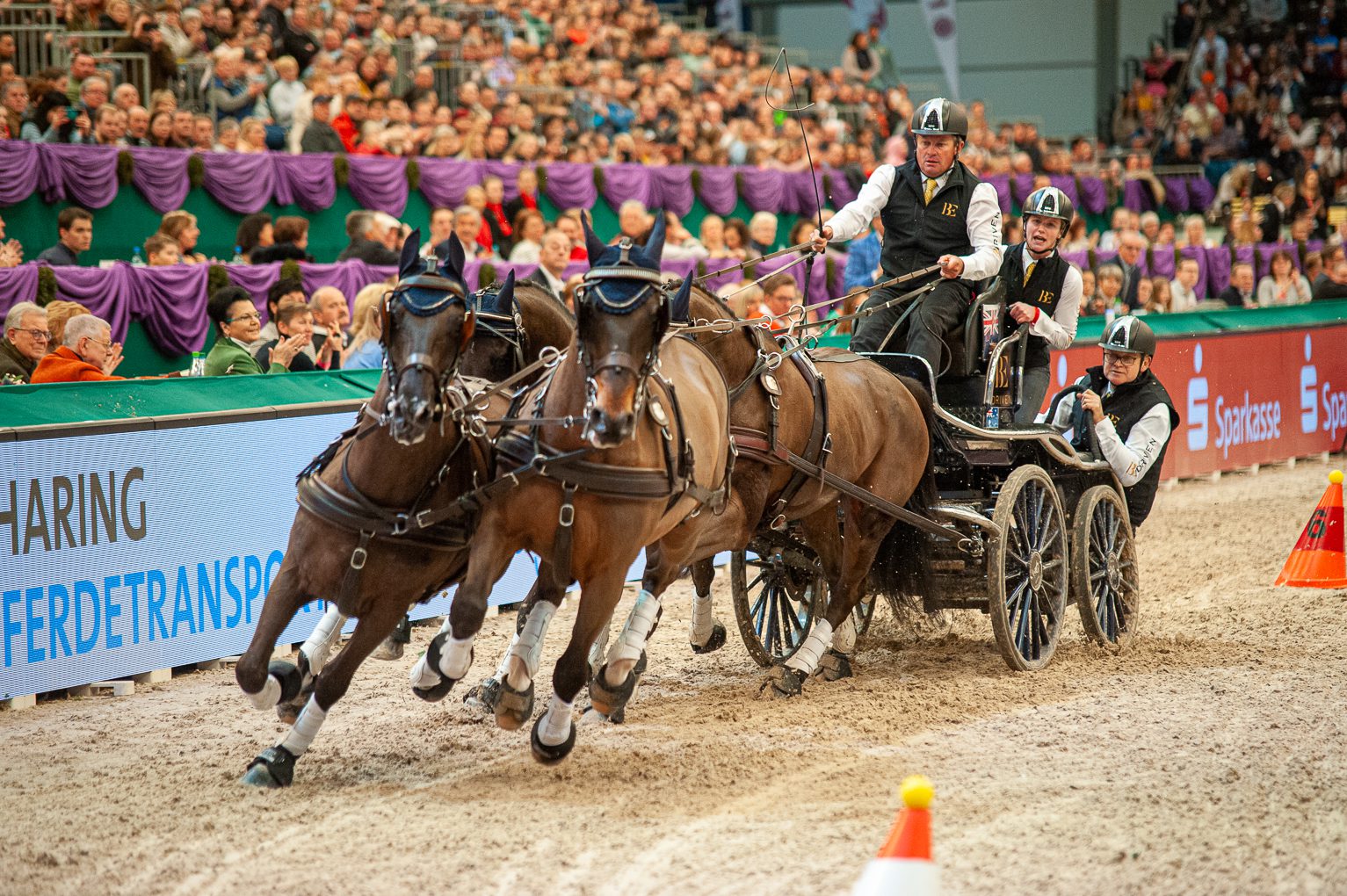 Boyd Exell und sein Gespann fliegen zum Sieg im FEI Driving World Cup ...